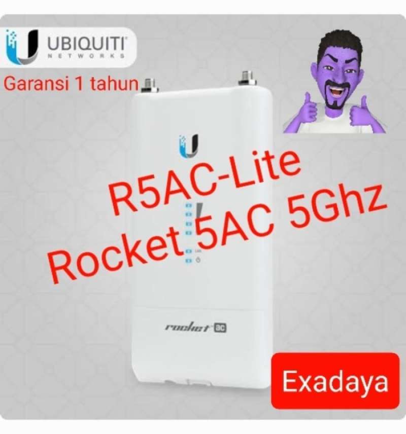 Jual UBIQUITI Rocket R5AC-Lite , Rocket 5AC Lite 5 Ghz Access Point ...
