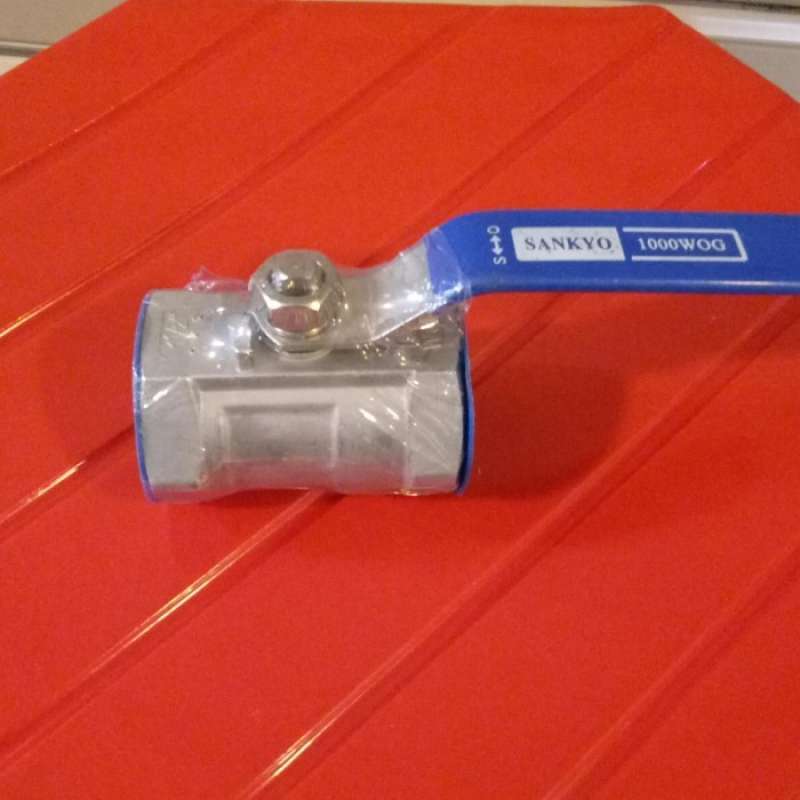 Promo Stop Kran 2,5 inch Stainless Steel Sankyo Ball Valve 2,5 inch ...