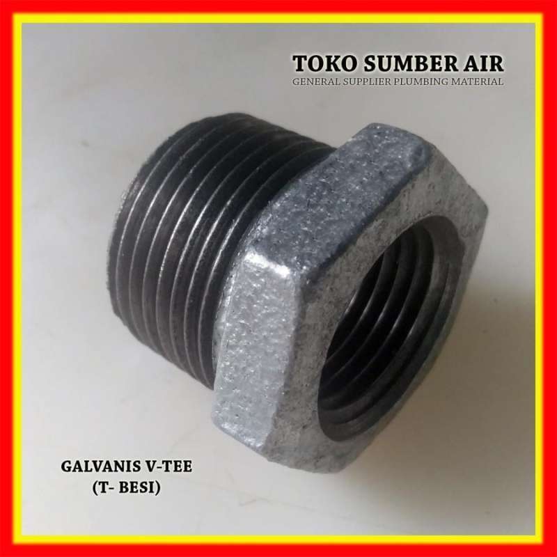 Jual GALVANIS V RING 2 x 1 1/2 INCHI - RING PIPA DRAT BESI di Seller ...