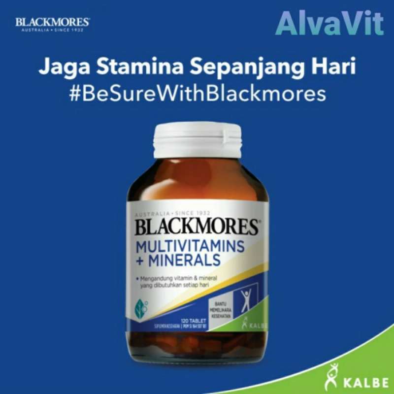 Promo Blackmores Multivitamin + Minerals 120 tablet BPOM Kalbe Diskon ...