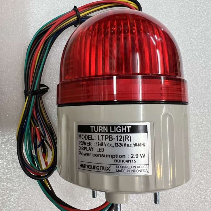 Jual Rotary Warning Light Signal Light Hanyoung Ltpb-12(r) Di Seller ...