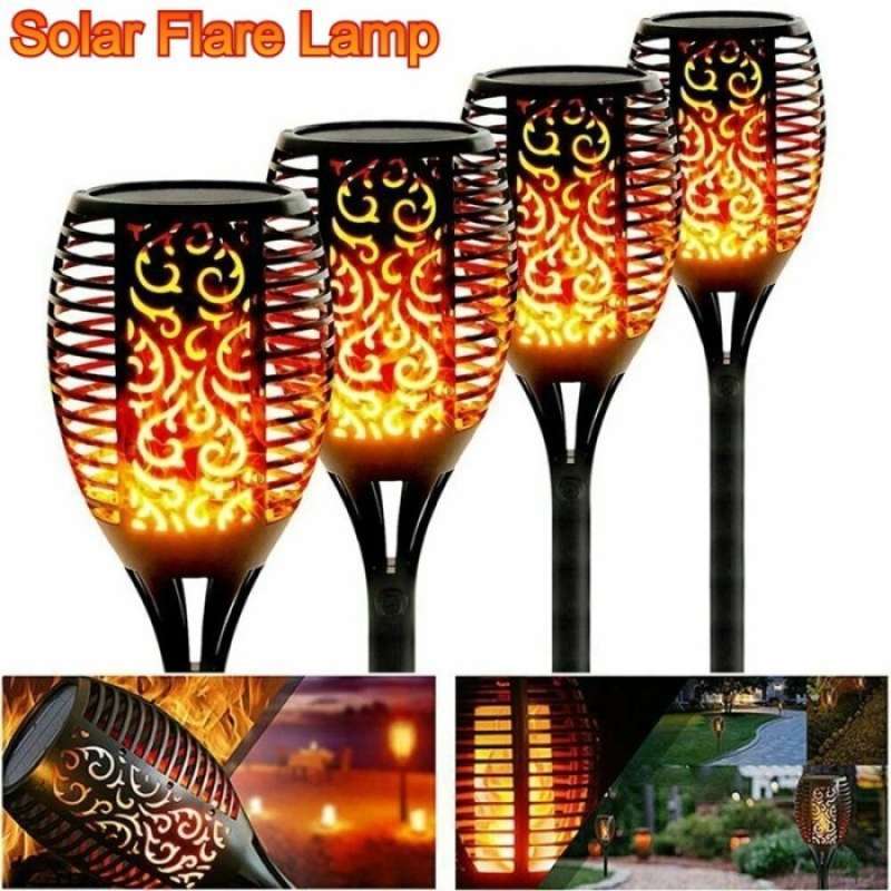 Jual Lampu Taman Model Obor Led Tenaga Surya / Lampu Tancap Taman Solar ...