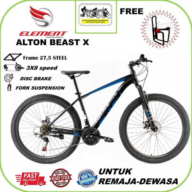 Jual Sepeda Gunung 27,5 ELEMENT ALTON BEAST X NEW 2022 24 speed - Disc ...