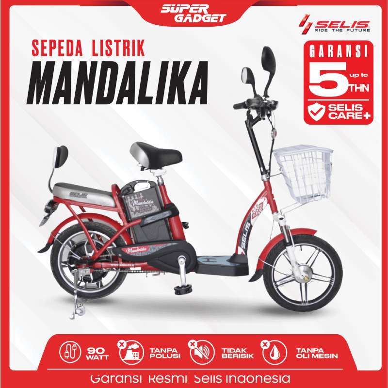 Jual Selis E-bike Sepeda Listrik Tipe Mandalika Garansi Resmi ( Kirim ...