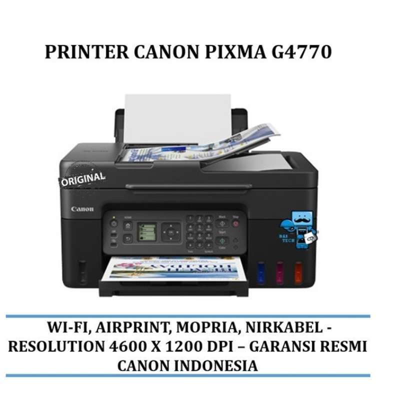 Promo Printer Canon PIXMA G4770 InkTank - All-in-One Fax WiFi Diskon 1% ...