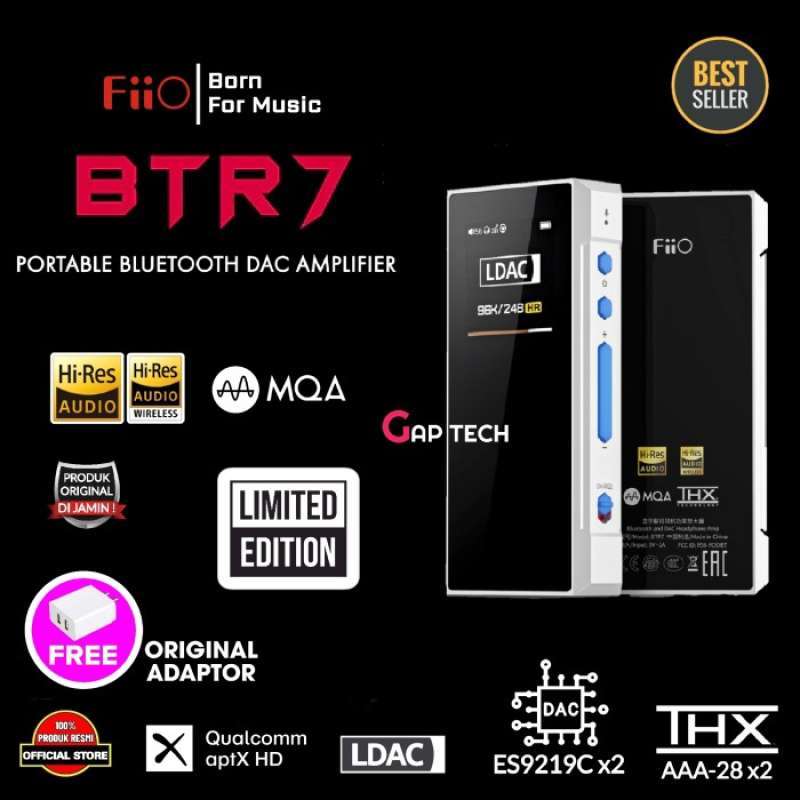 Promo Fiio Btr7 / Btr 7 High-Performance Portable Bluetooth Dac Amplifier Diskon 2% di Seller ...