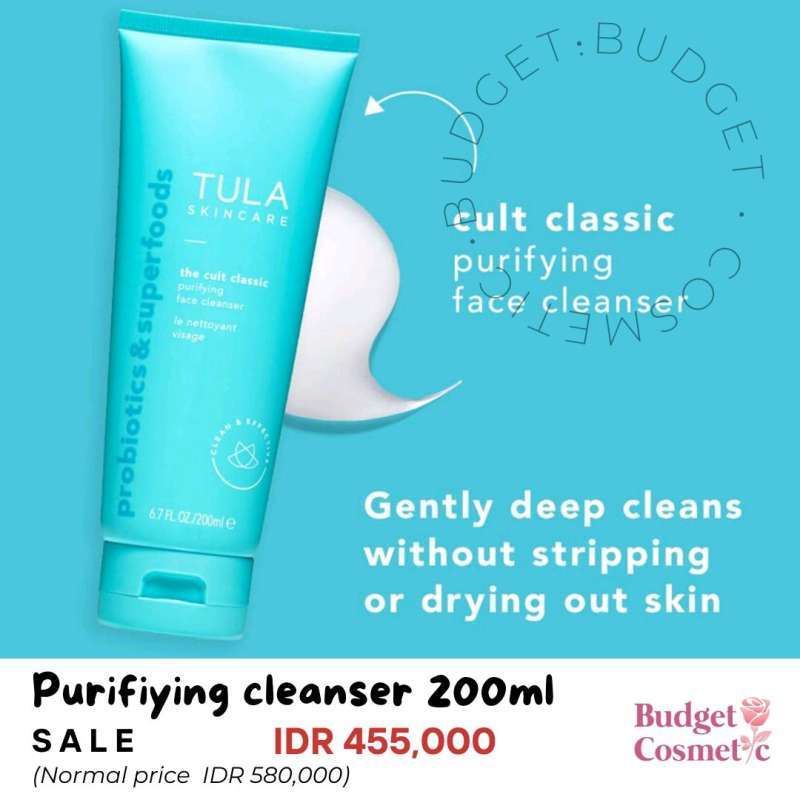 Jual cleanser Tula skincare the cult classic purifiying face cleanser ...