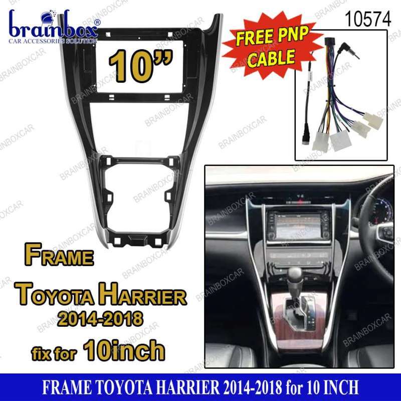 Jual Frame Head Unit Toyota Harrier 10 Inch Tahun 2014-2018 Bingkai ...
