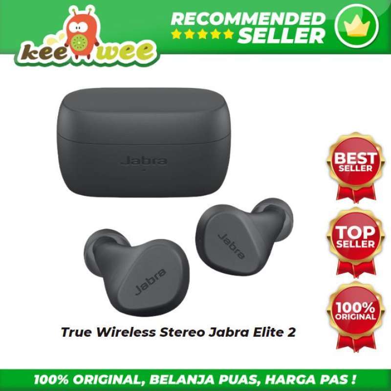 Jual Tws Jabra Elite 2 True Wireless Earbuds - Dark Grey Di Seller ...