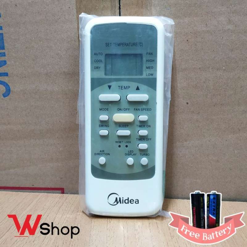 Jual Remot/remote Ac Midea - Ori/original - Air Conditioner Remote Di ...