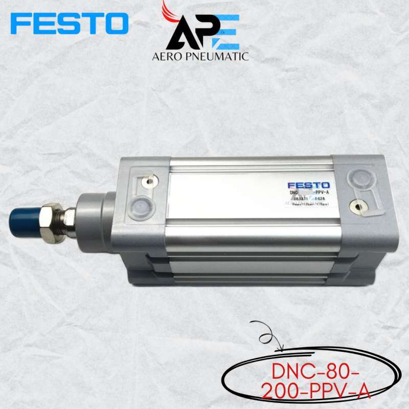 Jual Dnc 80x200 Ppv-a Festo Cylinder Pneumatic Dnc-80-200-ppv-a Di ...