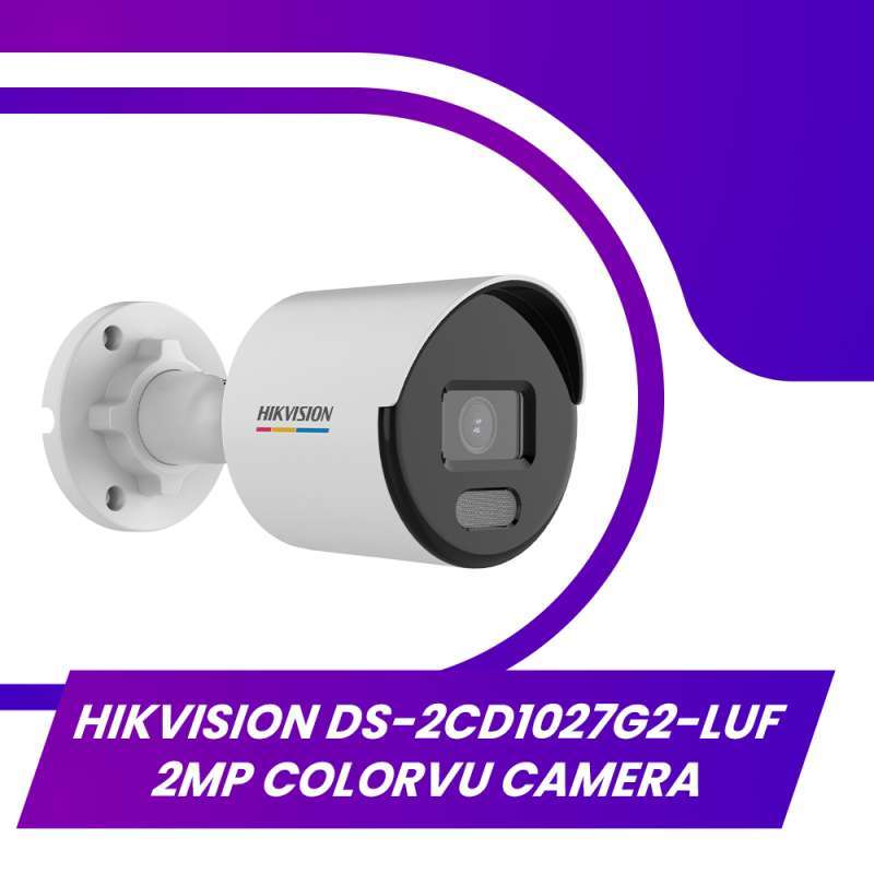 Jual HIKVISION DS-2CD1027G2-LUF 2MP COLORVU FIXED BULLET NETWORK CAMERA di Seller BANDAR MULTI ...