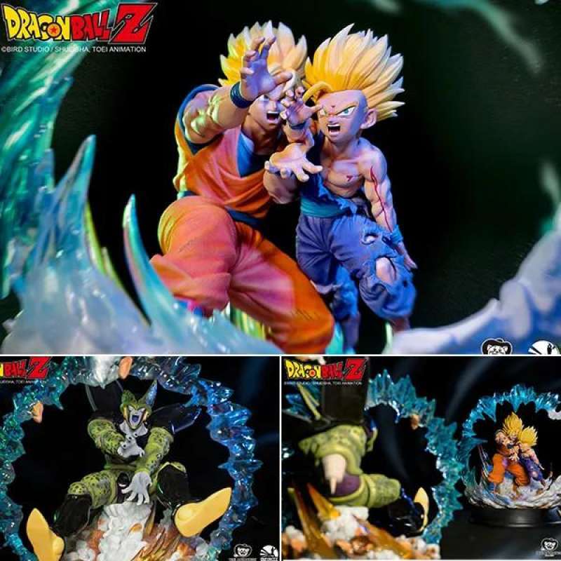 Jual [SET OF 2] 1/6 Son Goku SSJ & Son Gohan SSJ2 vs Perfect Cell ...