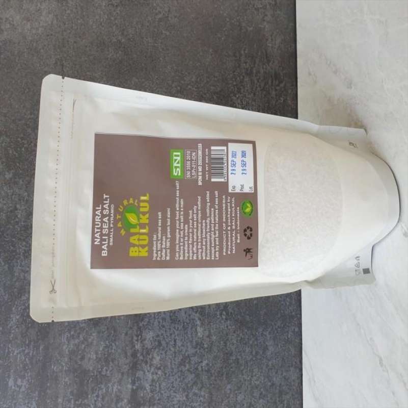 Jual Sea Salt Coarse Kechil - Small Pyramid 500 g Garam Laut Bali ...