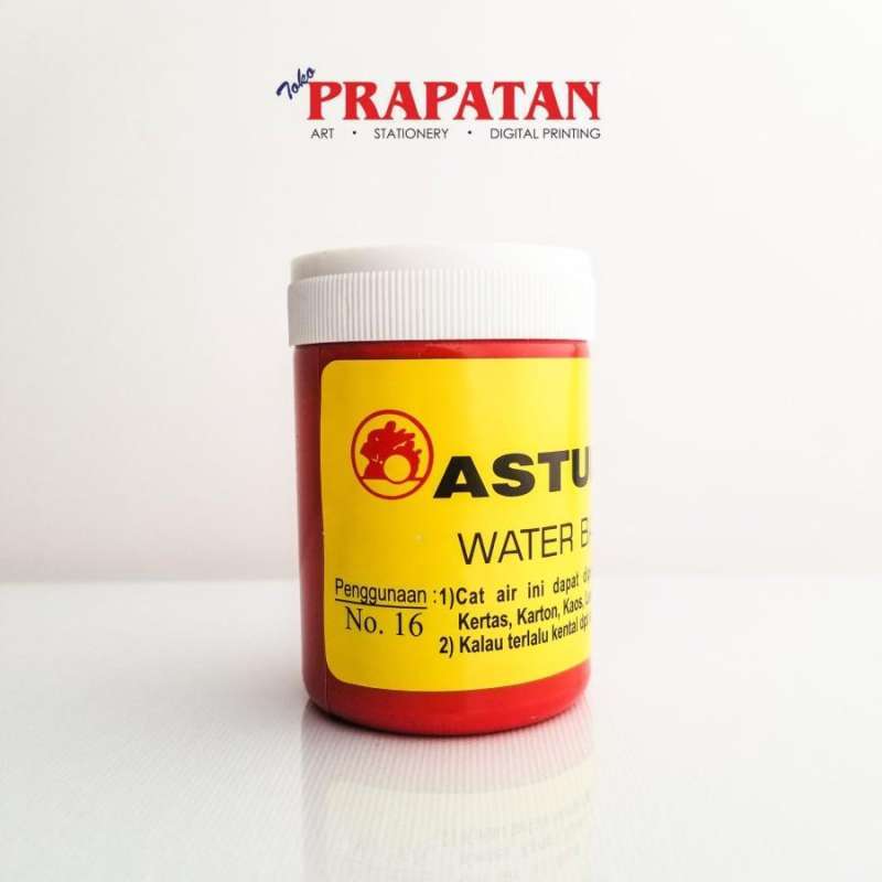 Jual Cat Asturo Water Based 100 Ml / Cat Air Asturo - 3 Orange Red Di ...