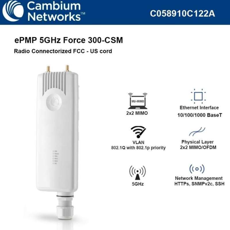 Jual Cambium Networks Epmp Force 300 Csm Connectorized Subscriber ...
