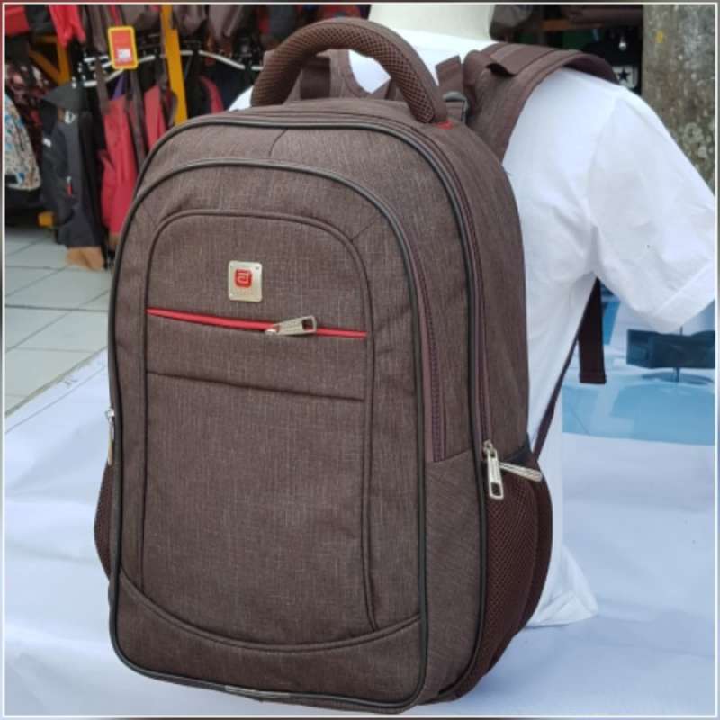 Jual Tas Ransel Laptop Bisnis Kerja Kuliah Sekolah Polo Sport Hitam ...