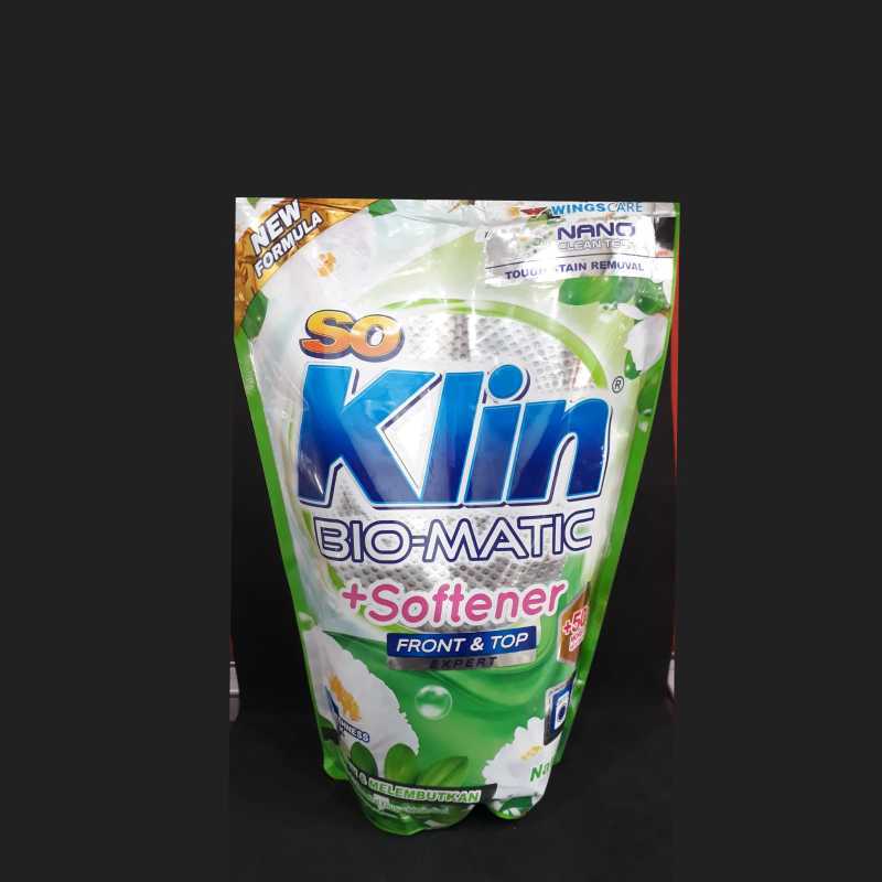 Jual SO KLIN BIO MATIC + SOFTENER NATURE SCENT FRONT&TOP 700ML di ...