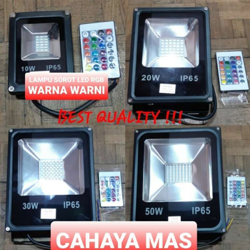 Jual Lampu Sorot Led 30 Watt Rgb Floodlight 30w Warna Warni Tembak 30 W Di Seller Haveart ...