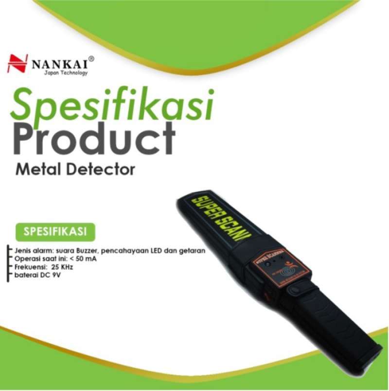 Promo Metal Detector / Alat Pendeteksi Logam Nankai 009-01 Diskon 33% ...