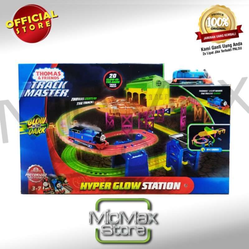 Promo Thomas & Friends Track Master Motorized Action Hyper Glow Station ...