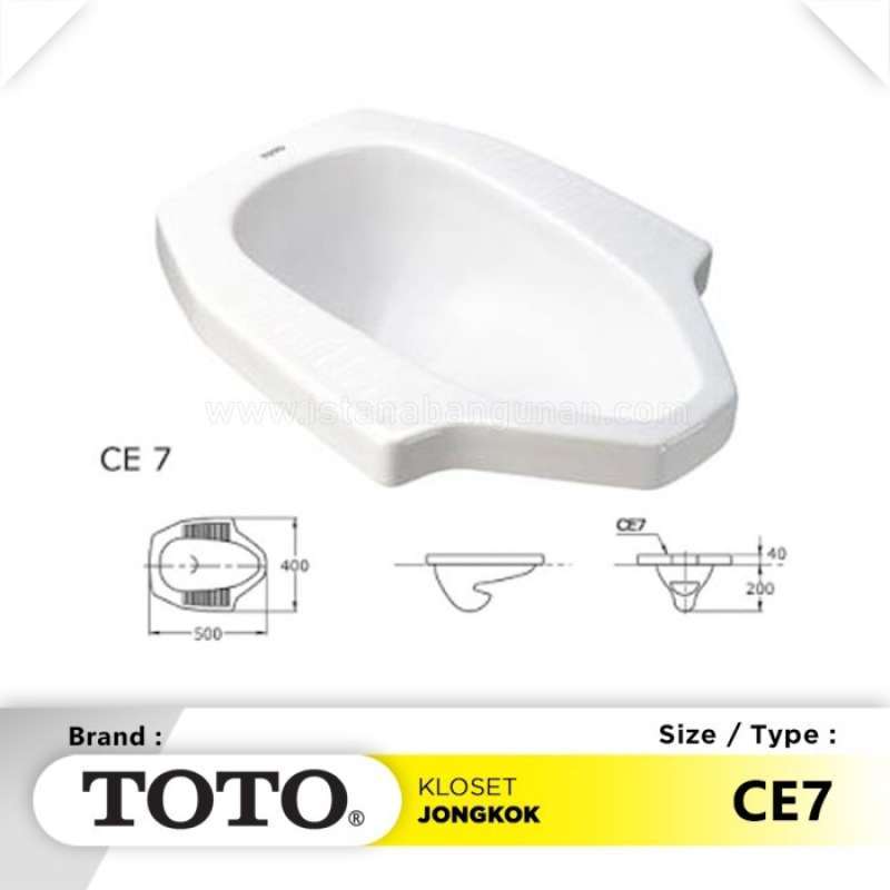 Promo KLOSET JONGKOK (TOTO) CE 7 CE7 PUTIH Diskon 3% di Seller Jihan ...