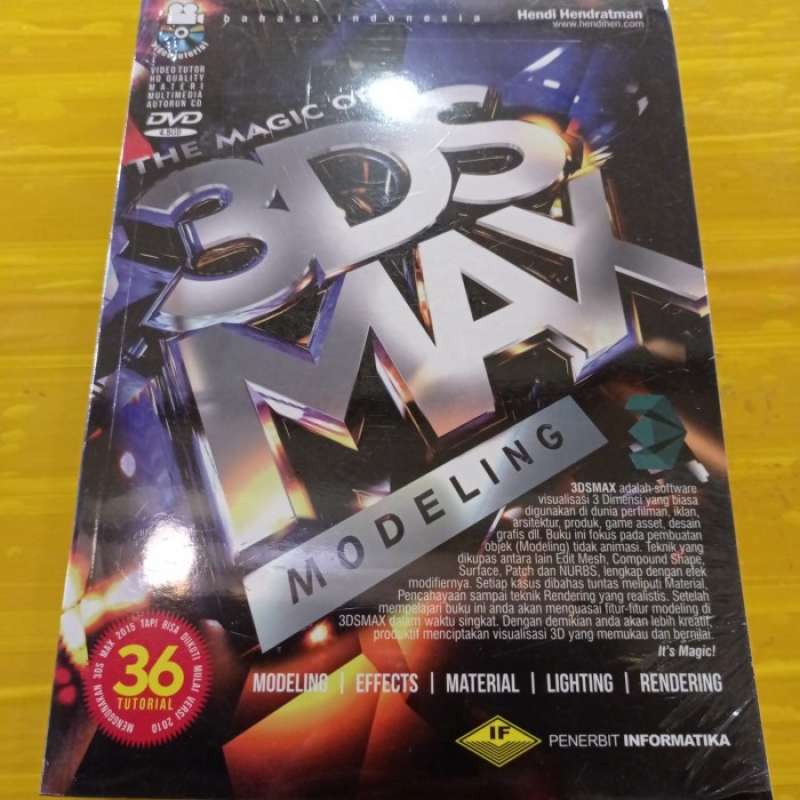 Promo Buku the magic of 3DS MAX MODELING +DVD. by. Hendi Hendratman - Multicolor Diskon 23% di ...