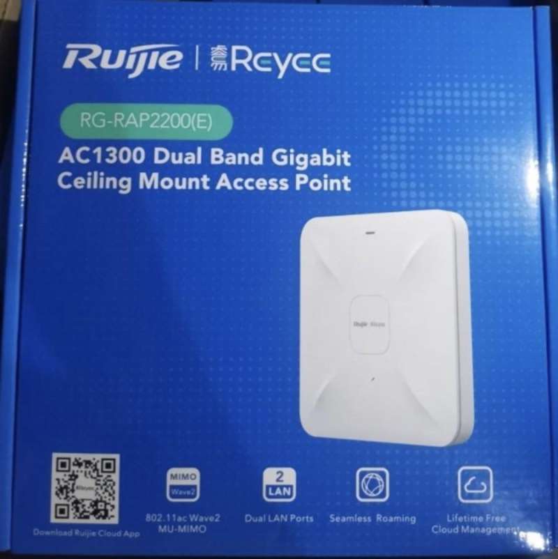 Jual Ruijie Reyee Rg-rap2200 (e) Series Ac1300 Dual Band Ceilin Di ...