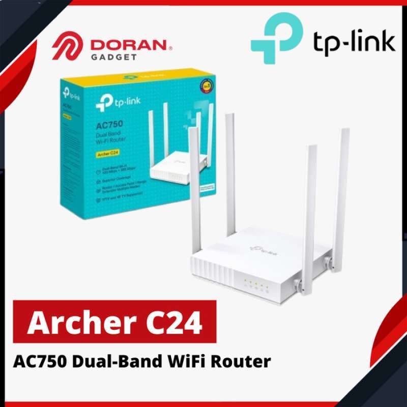 Jual Tp-link Archer C24 AC750 Dual-Band Wi-Fi Router High Speed Wi-Fi ...