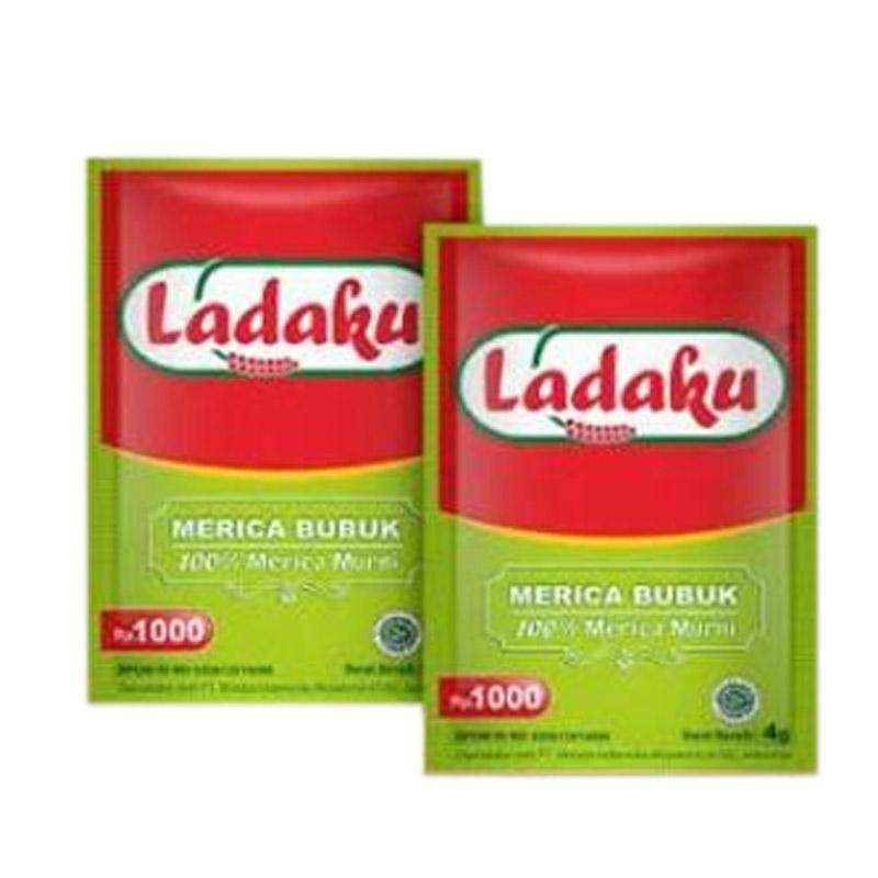 Jual Ladaku Merica Bubuk Bumbu Masak [1dus/ 8pak x 72pcs] 576 SACHET di ...