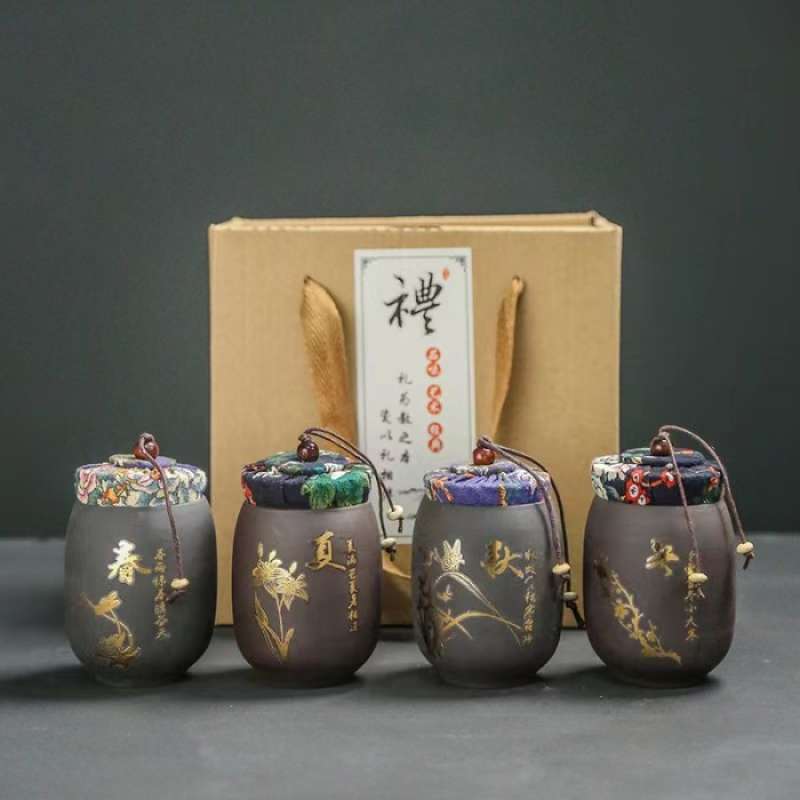Promo Tempat Daun Teh Kopi Wadah / Tea Leaves And Storage Set 1507 ...