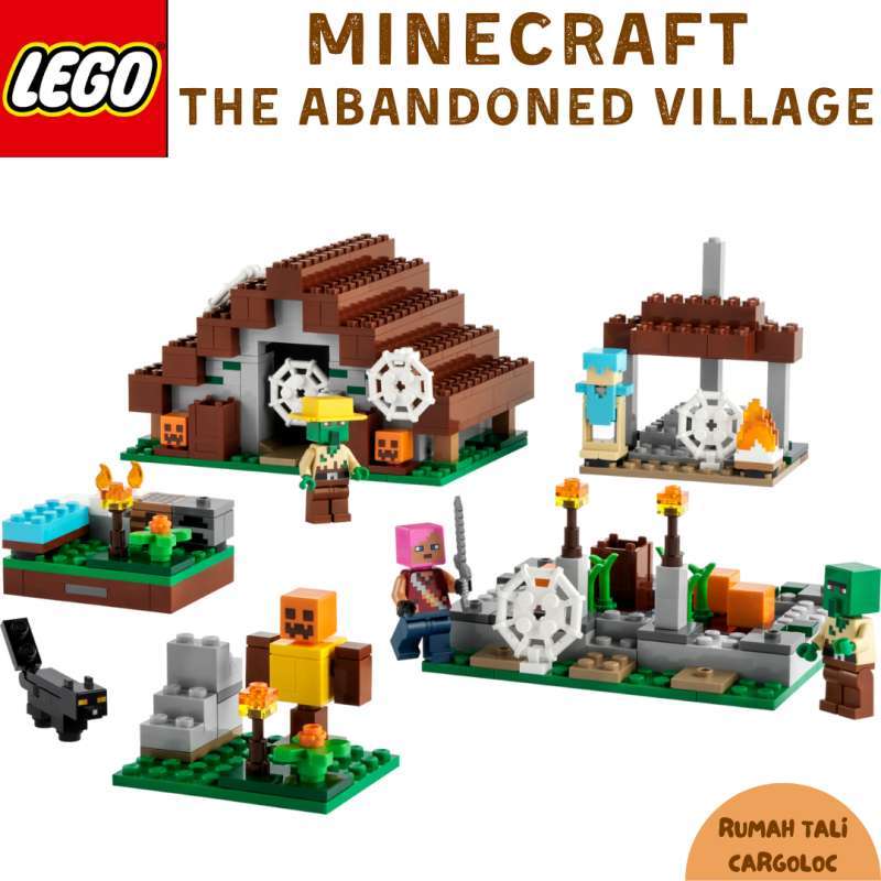 Jual LEGO MINECRAFT THE ABANDONED VILLAGE di Seller Main Disini ...