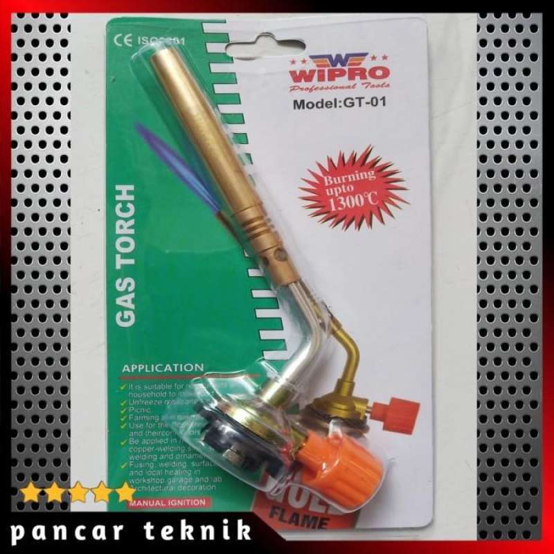 Jual WIPRO Gas Torch GT01 Burner Jet Flame Gun di Seller Pancar Teknik ...