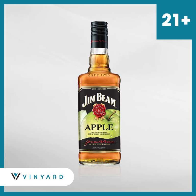 Promo Jim Beam Apple Whisky 750 ml ( Original & Resmi By Vinyard ...
