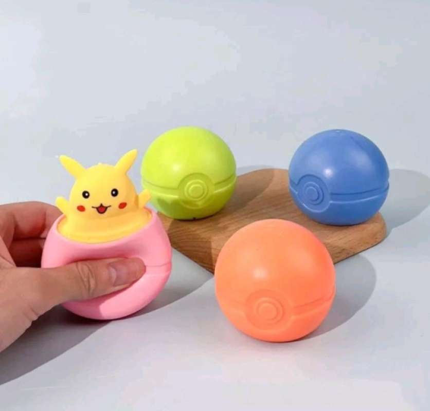 Jual Mainan edukasi anak Squishy Pop up Pikachuu squishy Pikachuu lucu ...