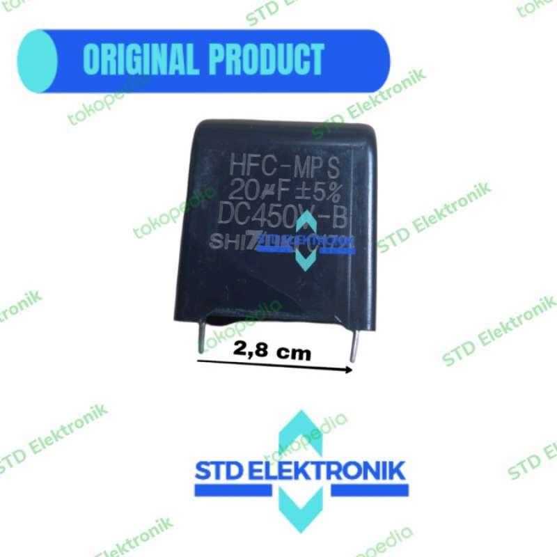 Jual Capasitor Hfc-Mps 20 Uf Dc450V Shizuki / Kapasitor Ac Daikin ...