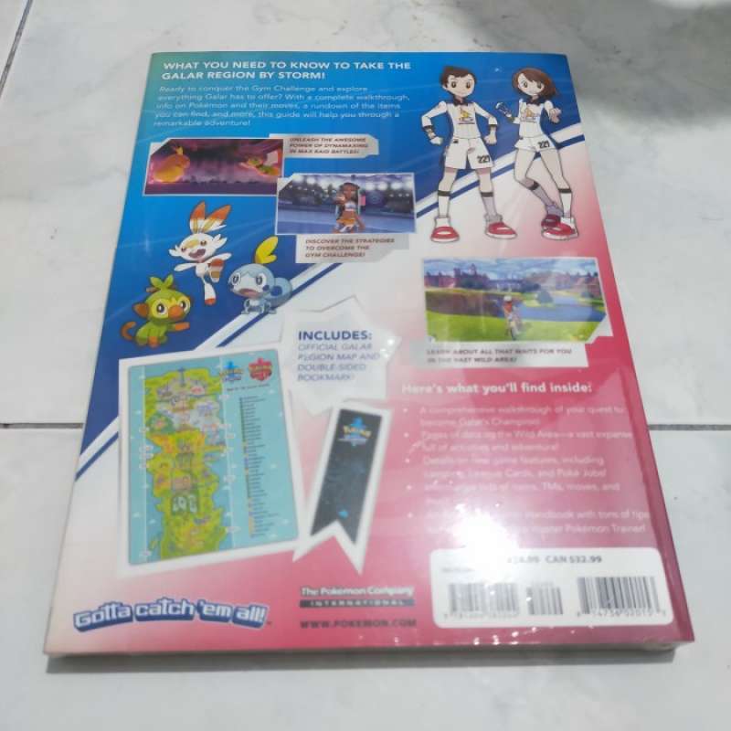 Jual Pokemon Sword And Pokemon Shield Official Galar Region Strategy