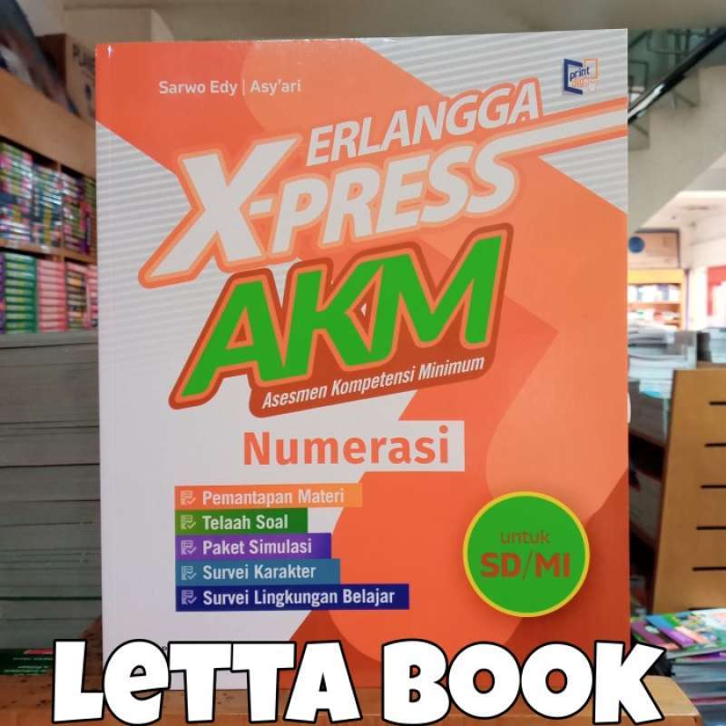 Promo BUKU ERLANGGA X-PRESS AKM LITERASI-NUMERASI UNTUK SD/MI Diskon 16 ...