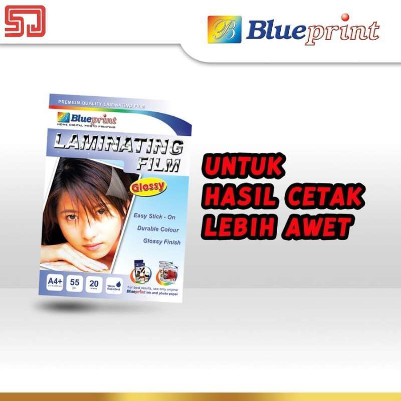 Jual Blueprint Laminating Film Glossy Laminasi A4 Cold Mengkilap di ...