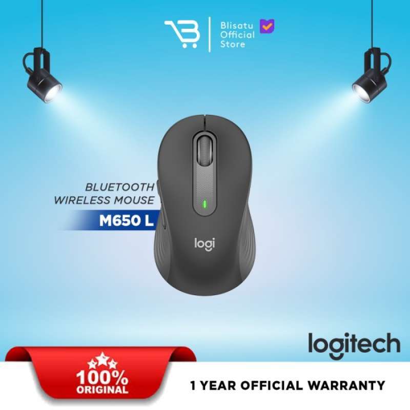 Promo Logitech Signature M650 L Mouse Wireless Bluetooth Silent Full Size Diskon 23% di Seller ...
