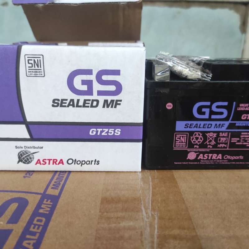 Promo Aki GS Astra GTZ5S Kering Diskon 17% di Seller Alfa Auto Race ...