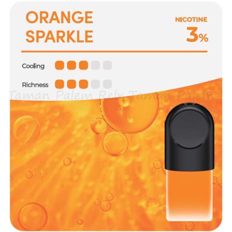 Jual Relx Pod All Flavours / Relx Pods, Rasa Orange Sparkle di Seller ...