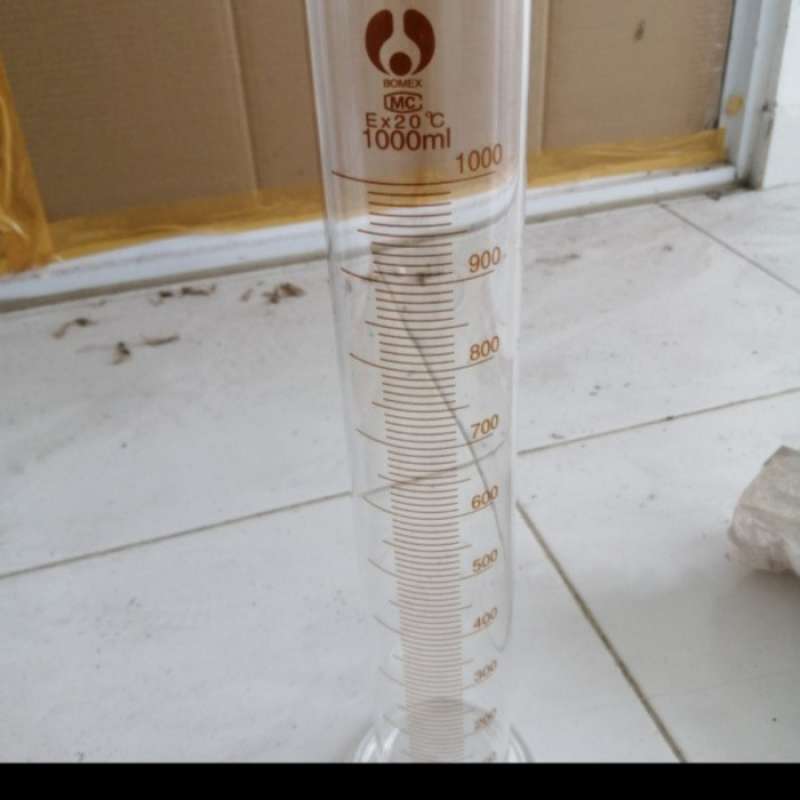Promo Gelas Ukur Kaca 1L Liter 1000Ml Bomex 1 Dus Isi 20Pcs ...