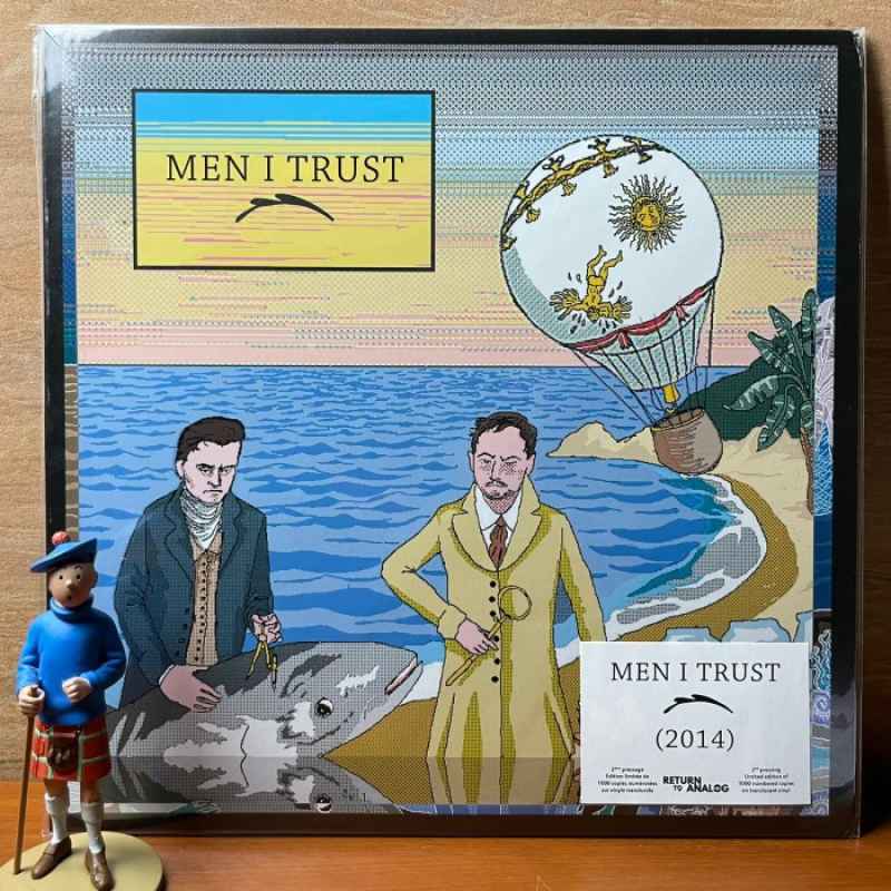 Promo VINYL MEN I TRUST - MEN I TRUST (2ND PRESS, NUMBERED, TRANSLUCENT ...
