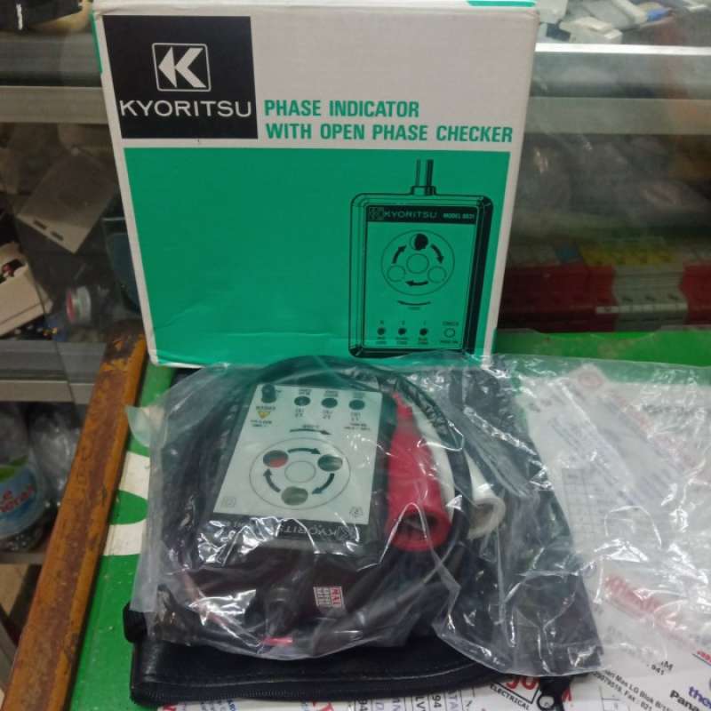 Promo PHASE INDICATOR WITH OPEN PHASE CHEKER KYORITSU 8031 Diskon 23% ...