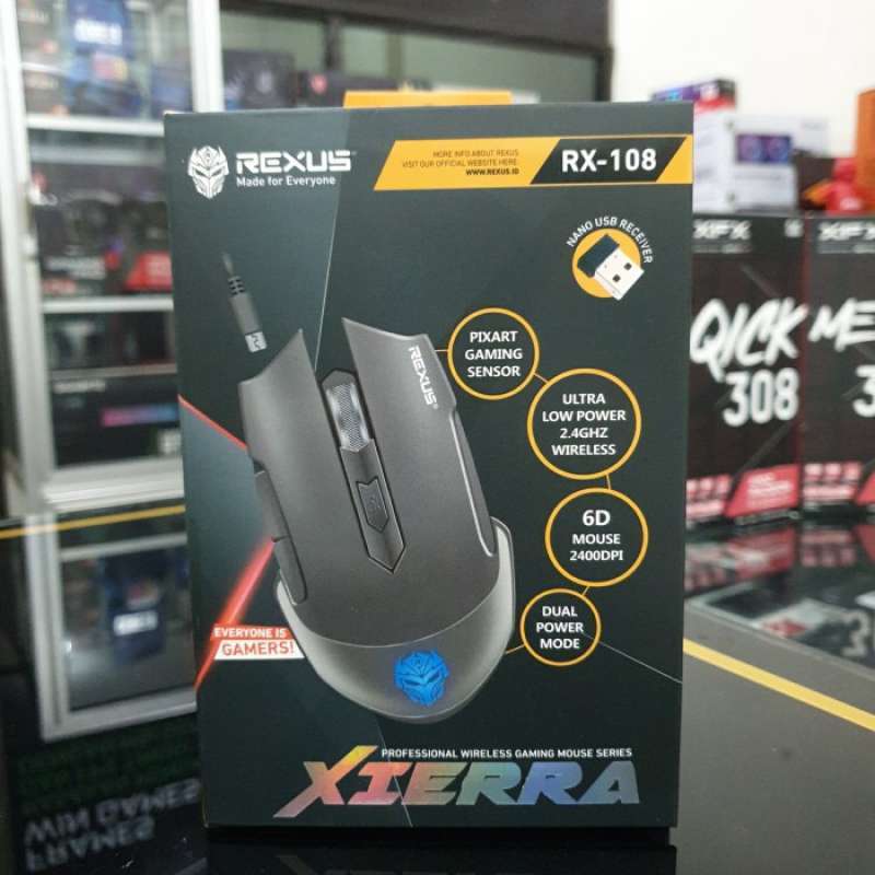 Promo Rexus Rx-108 Wireless Gaming Mouse Diskon 17% di Seller Mahanani ...