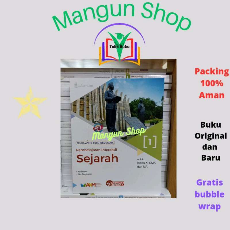 Jual Buku Sejarah Kelas XI.11 SMA Kurikulum Merdeka Platinum di Seller Mangun Shop - Kramat ...
