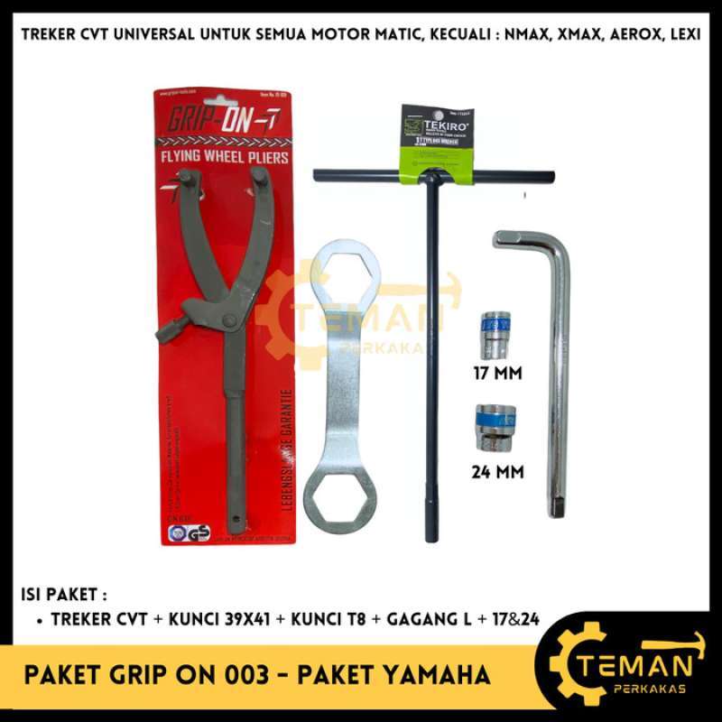 Jual Gripon Paket Yamaha Treker Cvt Motor Matic T8 Tekiro Lengkap 17&24 Di Seller Ksm Store ...