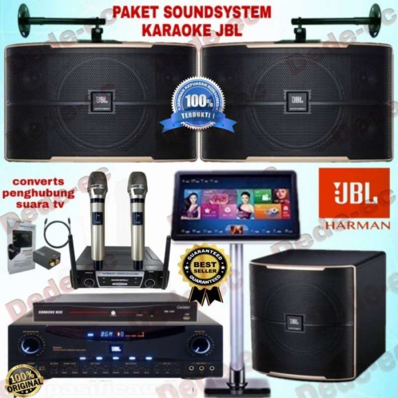Promo PAKET KARAOKE SPEAKER JBL FULL SET/SOUND KARAOKE JBL ORIGINAL ...