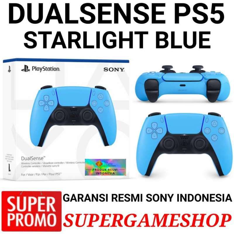 Jual Stik Ps5 Dualsense Starlight Blue Ps5 Stik Wireless Controller Ori ...